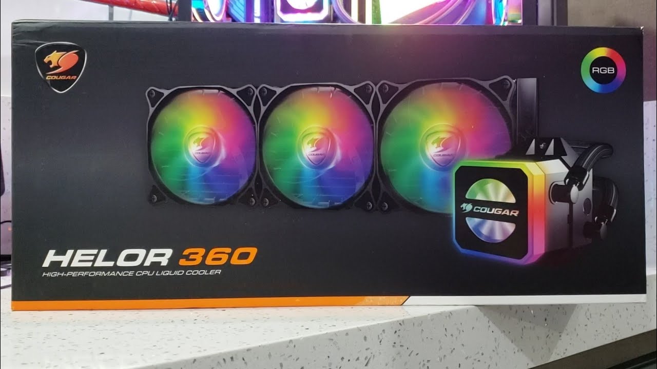 Como instalar o water cooler cougar helor 360mm - YouTube