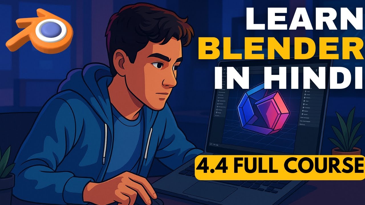 Blender Full Course 2025 (Hindi) || Blender Basic to Advanced - YouTube