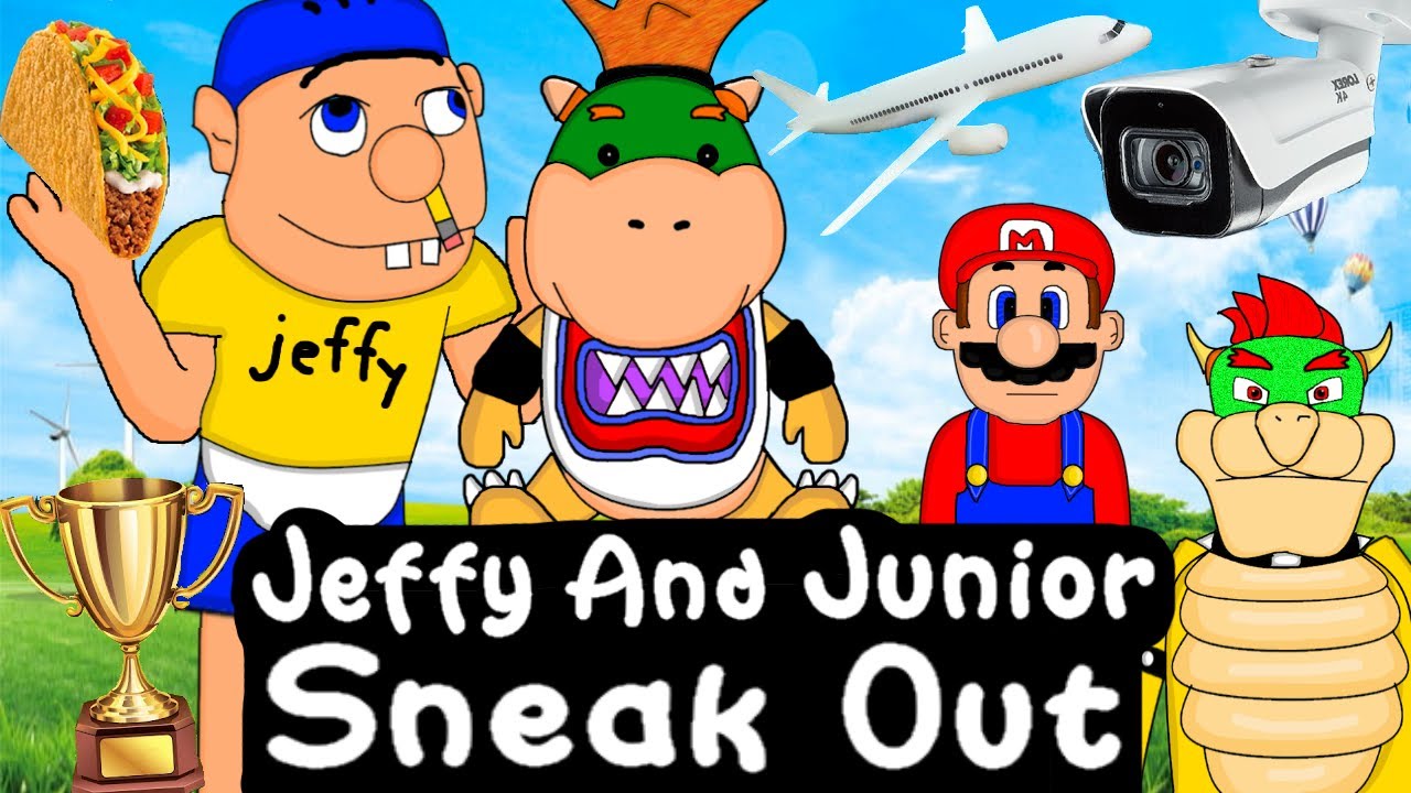 SML Movie: Jeffy And Junior Sneak Out! Animation - YouTube