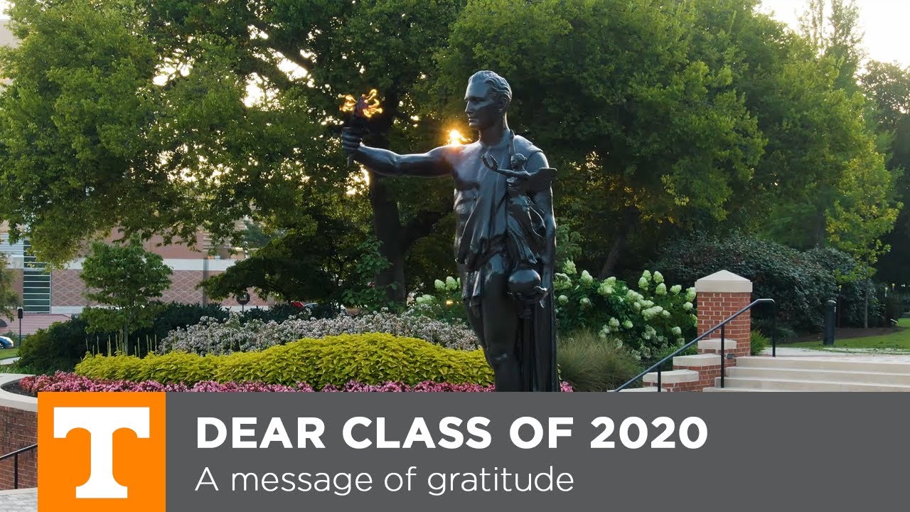 A Message of Gratitude to the Class of 2020 - YouTube