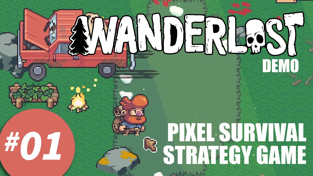 Relaxing Pixel Survival Game! Wanderlost - YouTube