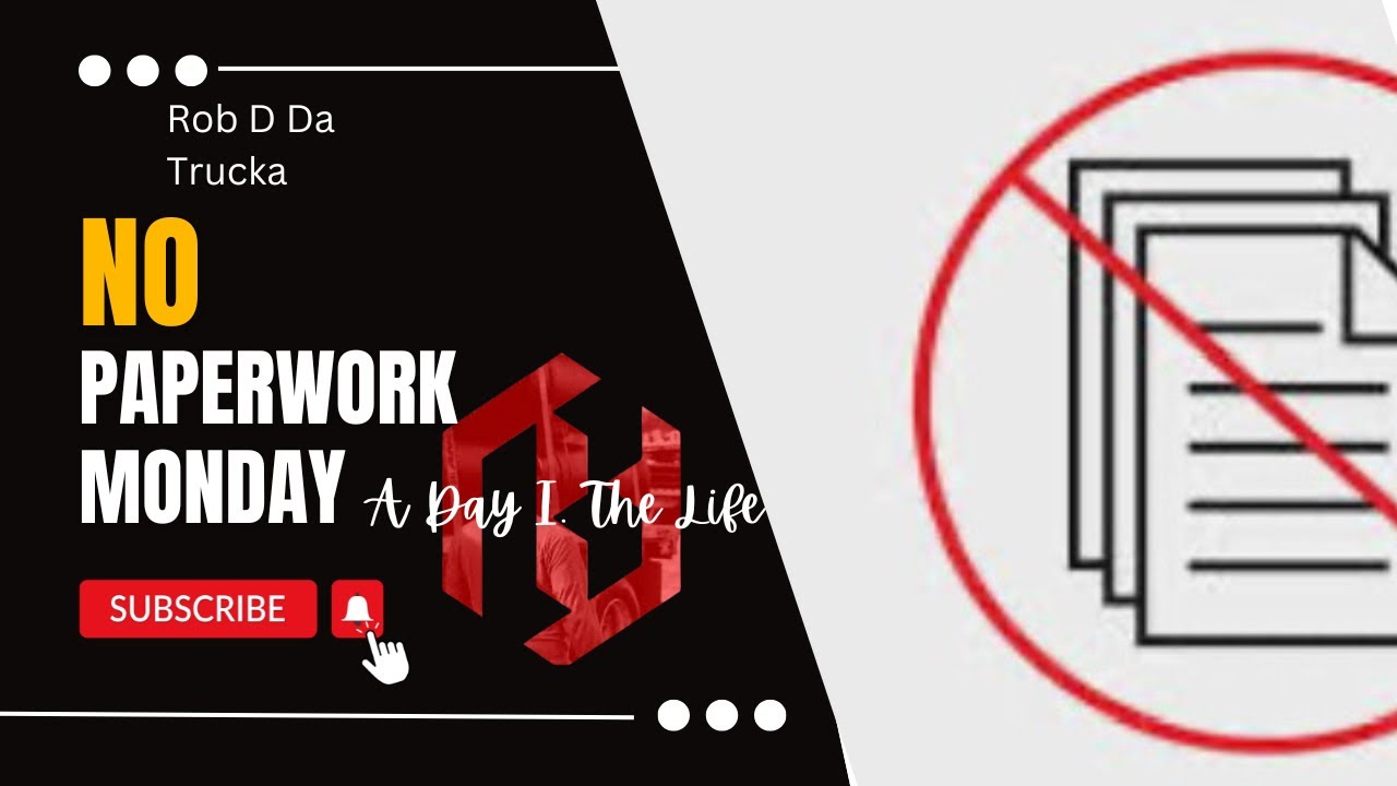 No paperwork Monday (A day in the life Blair logistics) - YouTube