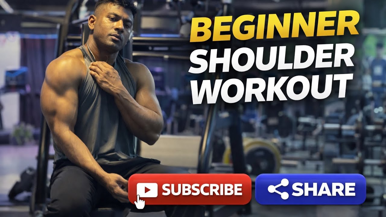 Shoulder Workout for Beginners 💪 | Broad Shoulders Training | Hindi ...