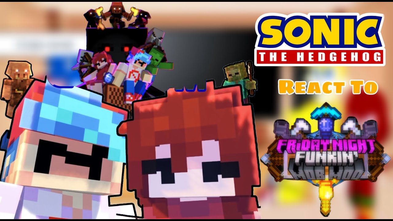 Minecraft Mobs || Sonic Characters React To MOB MOD V1 + Cutscenes ...
