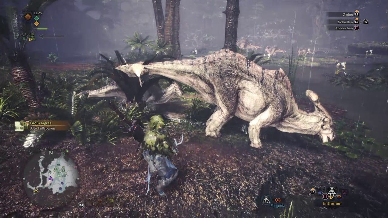 Monster Hunter World - Finding both rare bird animals in a row! - YouTube