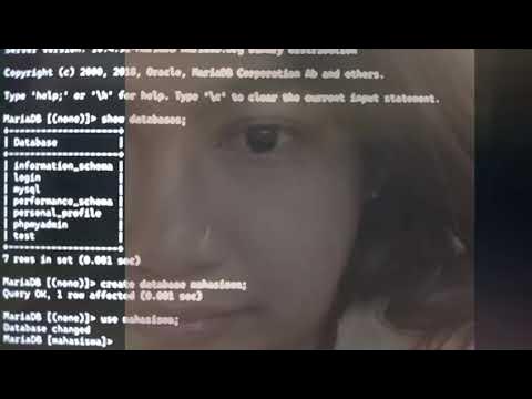 cara menggunakan DBMS dengan command prompt dengan juga menggunakan xampp - YouTube