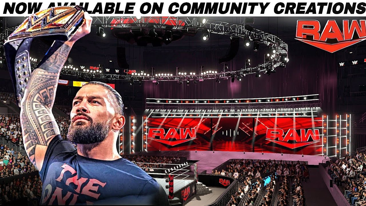 WWE2K24 MOST ACCURATE WWE MONDAY NIGHT RAW ARENA ! - YouTube