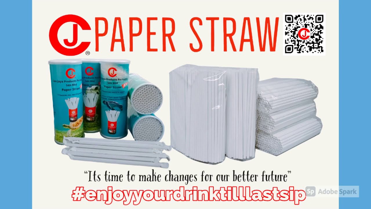 Paper Straw by Can Jaya Products Packaging Sdn Bhd - YouTube
