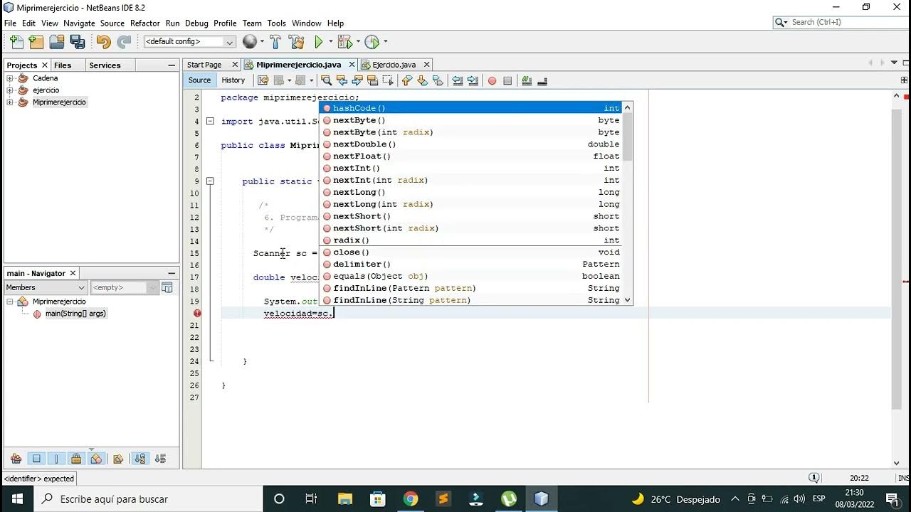 Convertir velocidad de Km/h a m/s en JAVA | NETBEANS - YouTube