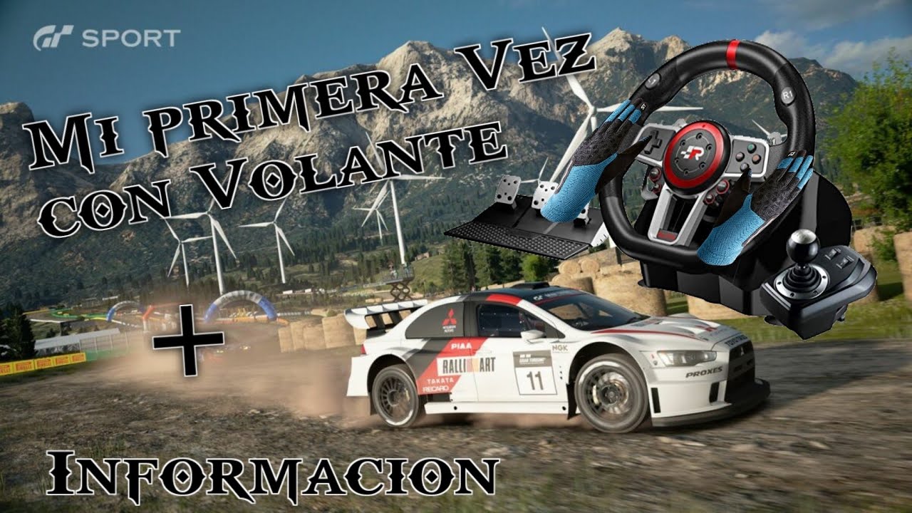 Mi primera Vez con Volante en GT Sport - YouTube