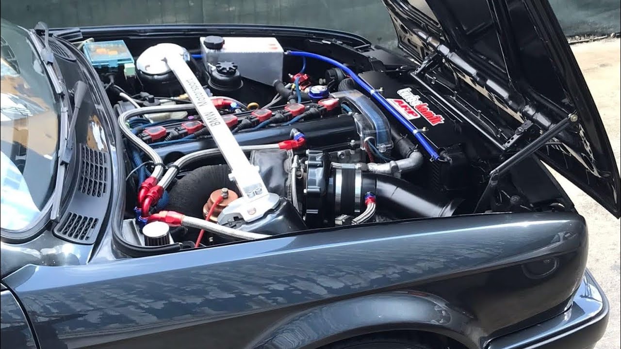 2jz gte 8HP 70 swap BMW e30 Coşan Swap center - YouTube