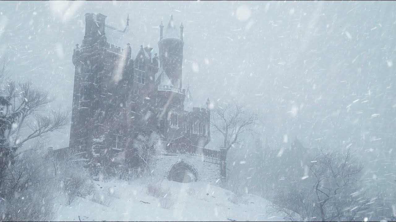 Freezing Blizzard Winter Night ┇ Intense Snowstorm & Icy Winds ...