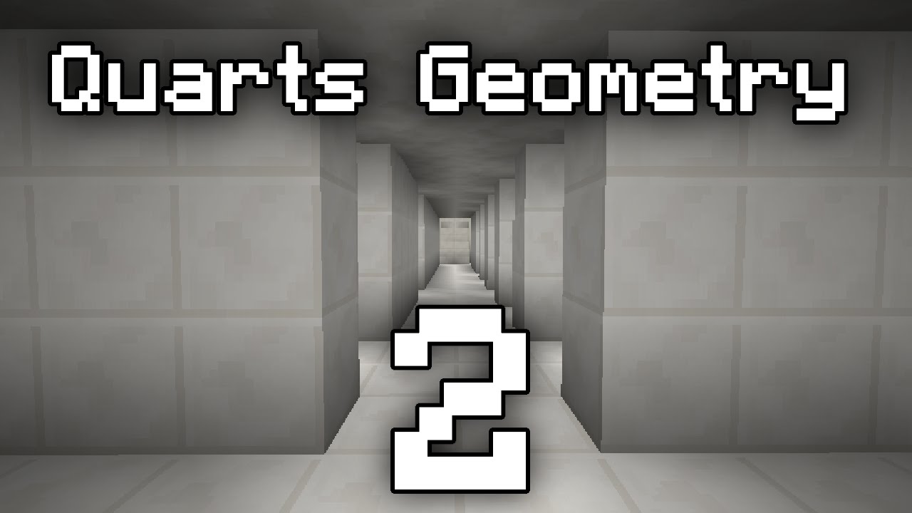 Minecraft- Quarts Geometry [2] The Labyrinth! - YouTube