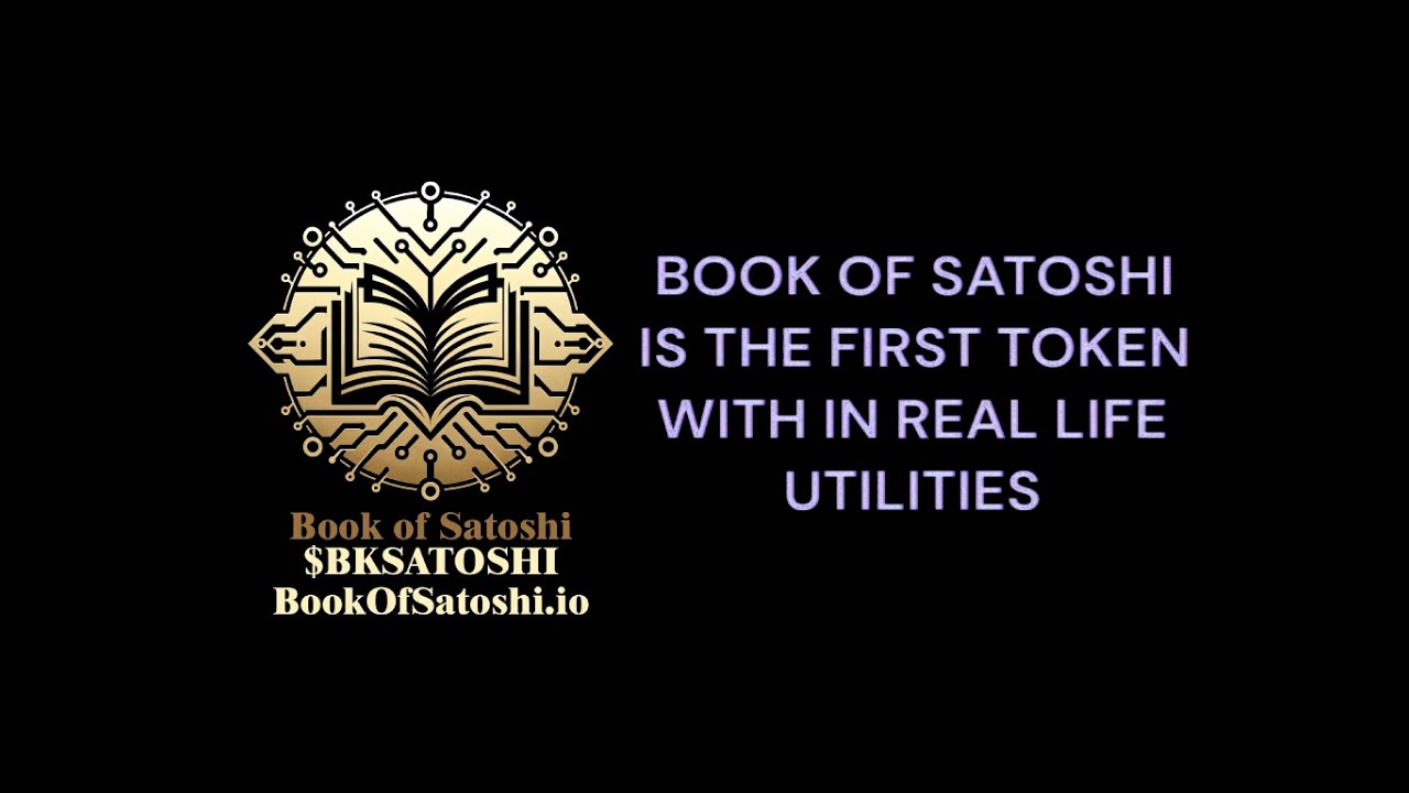 BOOK OF SATOSHI $BKSATOSHI PRESENTATION - YouTube