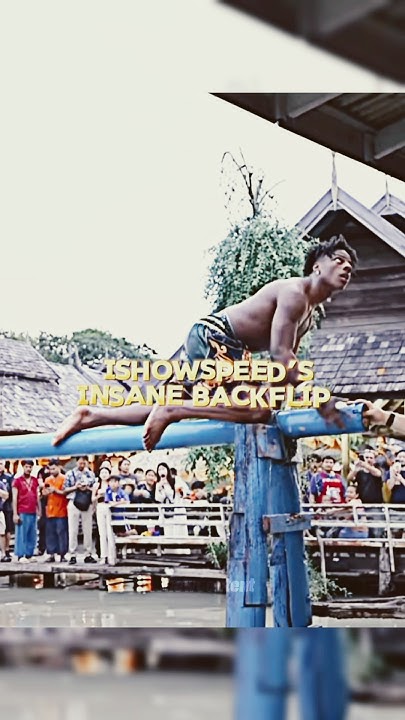 Speed Does ICONIC! Backflip into water ⚡️#ishowspeed #backflip #edit - YouTube