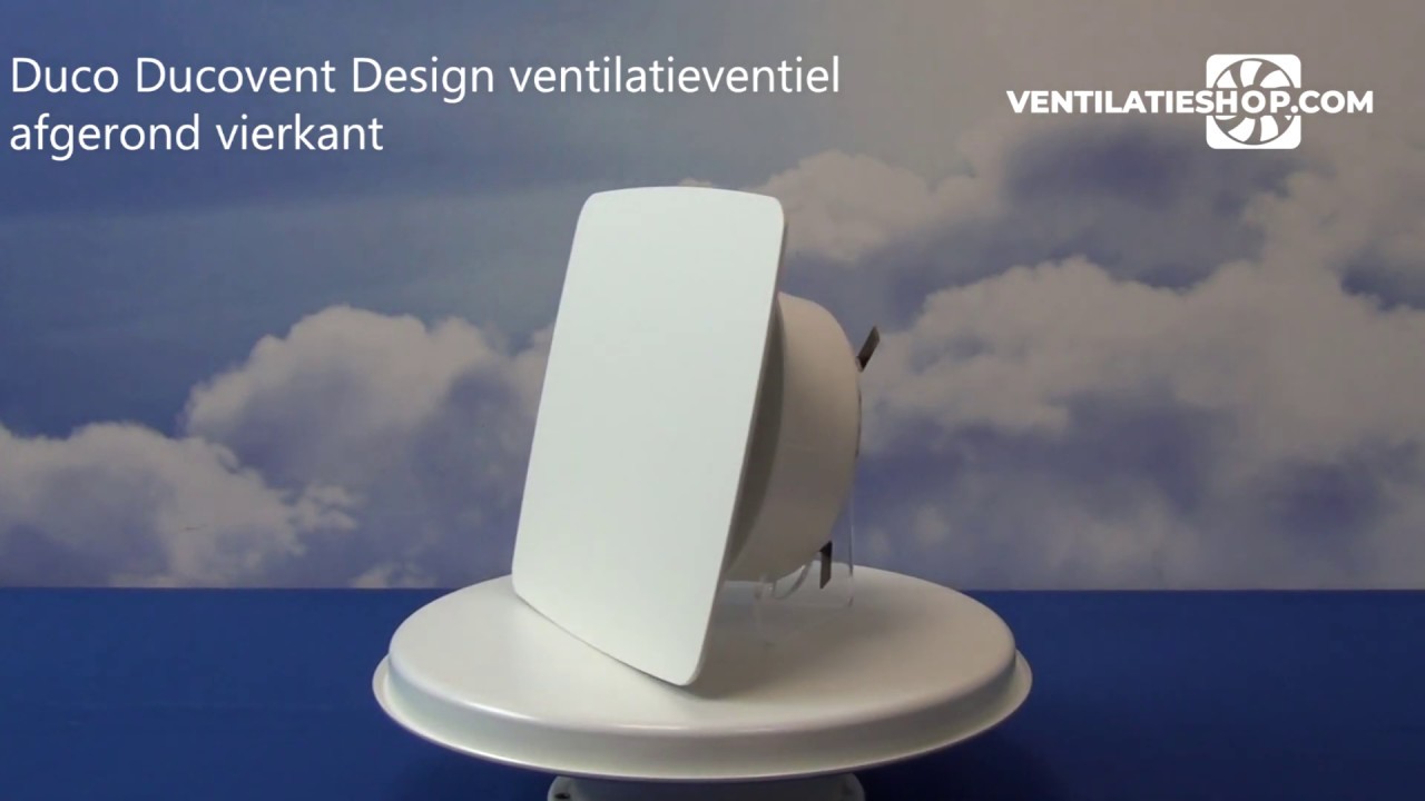 Duco Ducovent Design afgerond vierkant ventilatieventiel - YouTube