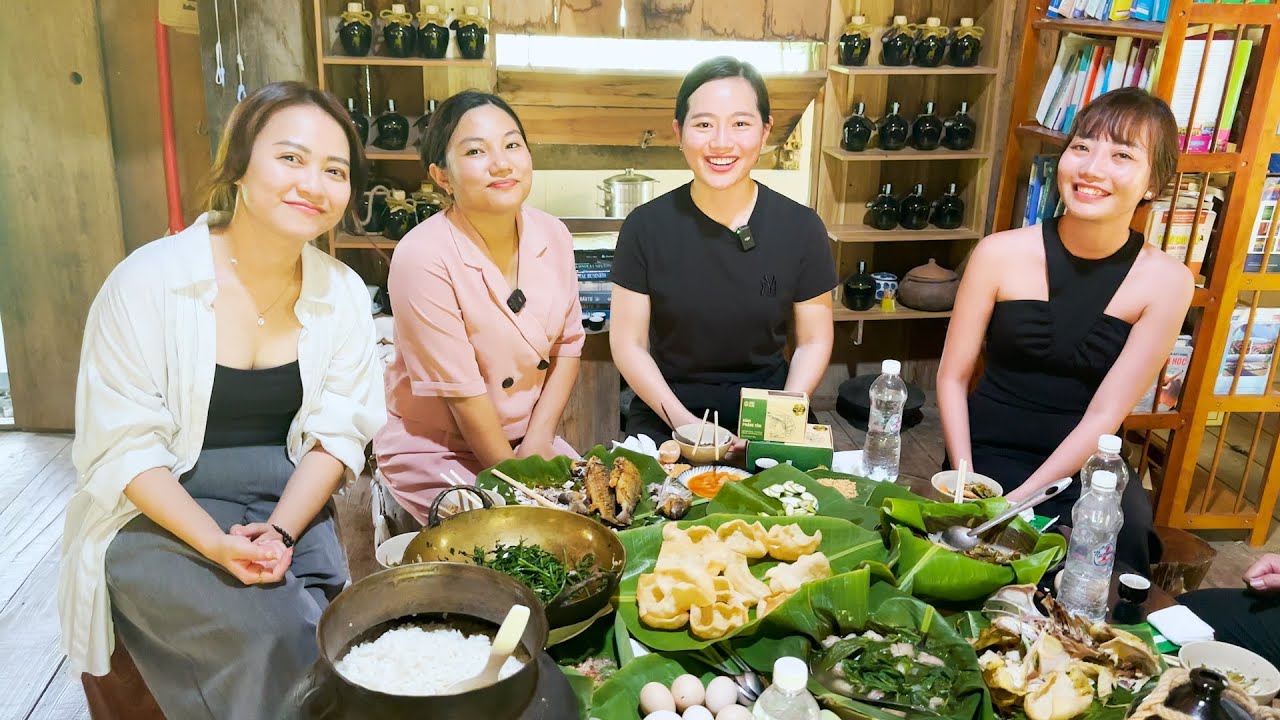 Mừng Hợp tác giữa Ánh Kua và Làng R.ượu Nước Nóng bằng Bữa ăn dân dã ...