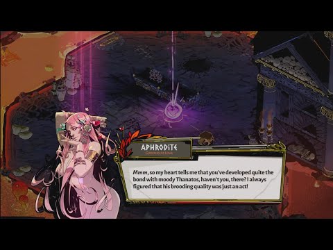 Aphrodite found out about Zagreus and Thanatos - Hades