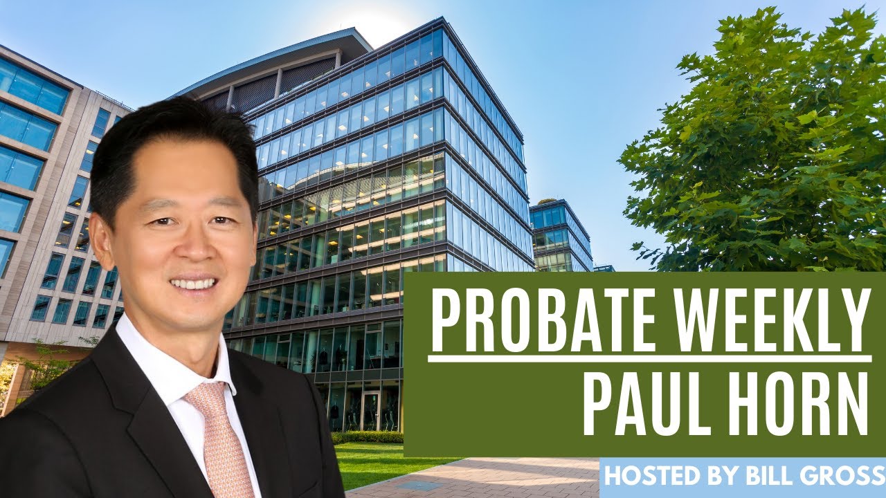 Paul Horn on Probate Weekly with Bill Gross - YouTube