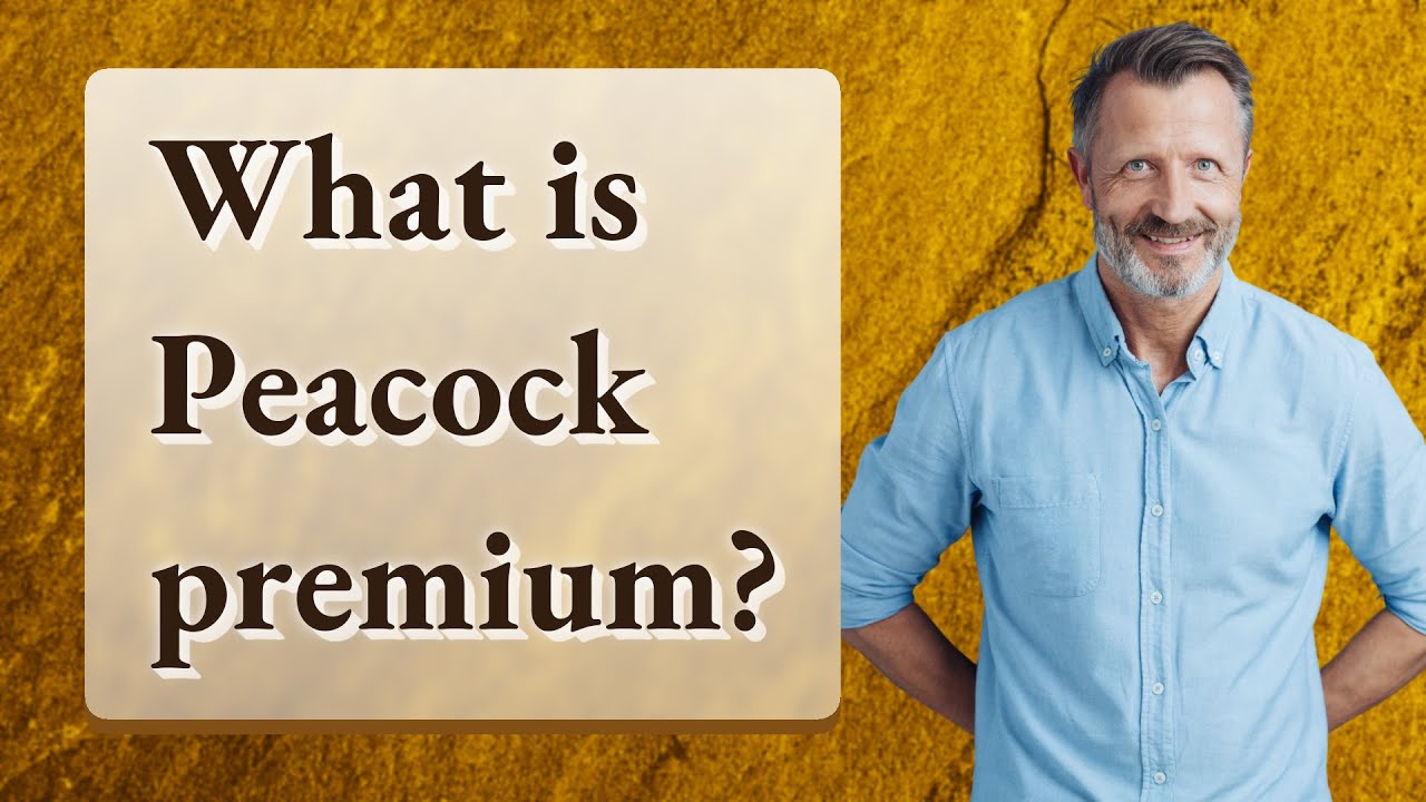 What is Peacock premium? - YouTube