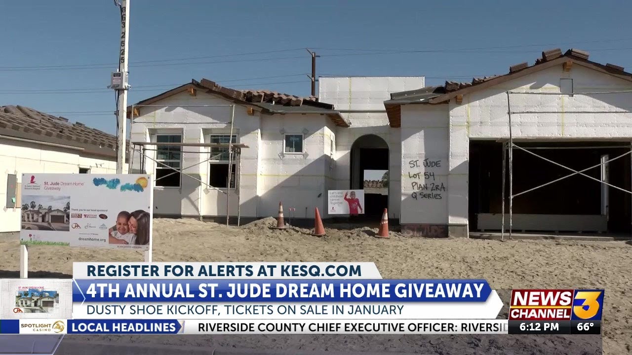 Crews making progress on 4th annual St Jude Dream Home - YouTube