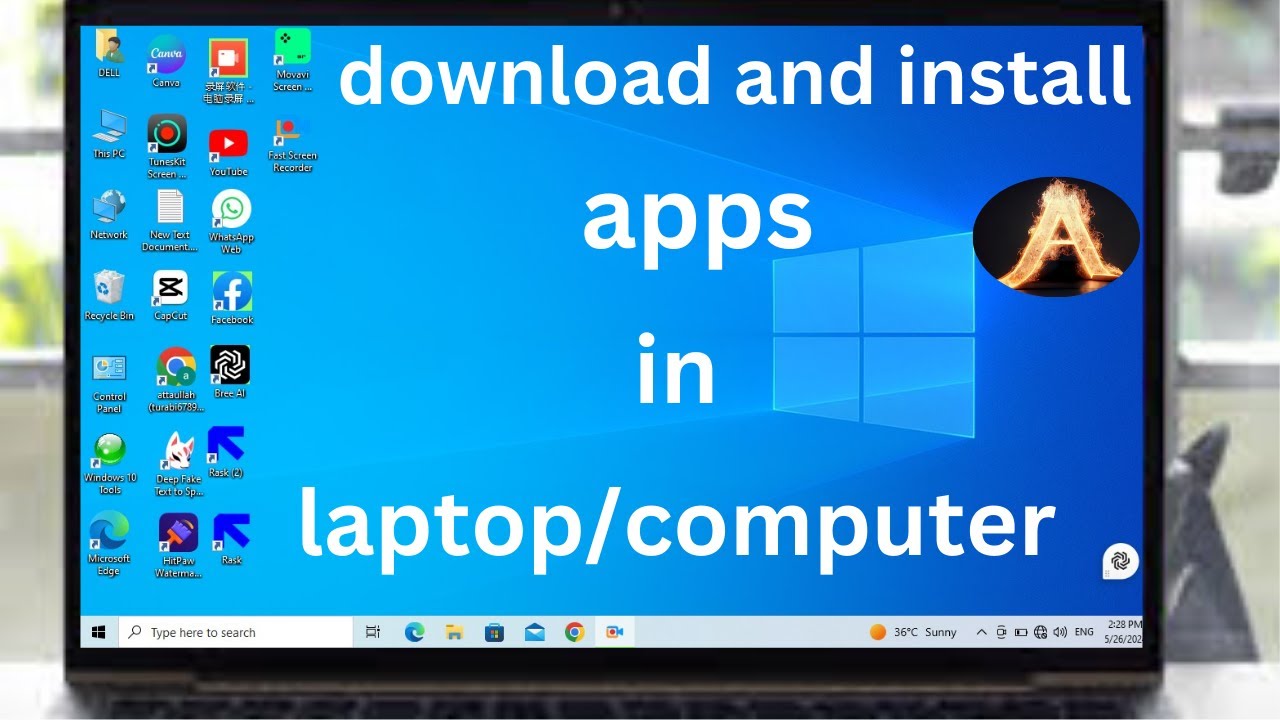 how to download apps in laptop&computr / laptop main apps kase download ...