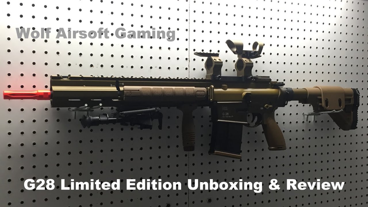G28 Limited Edition Airsoft Rifle Unboxing and Review - YouTube
