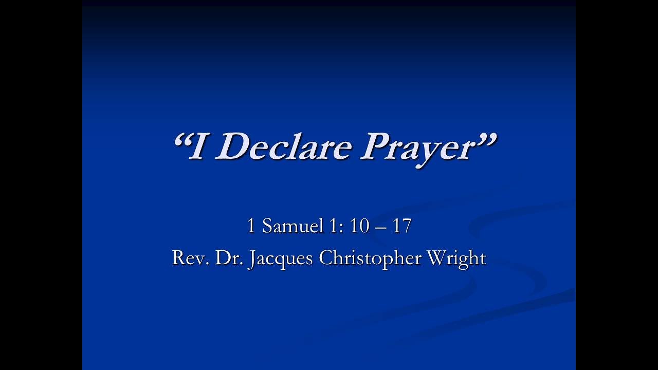 I Declare Prayer - YouTube