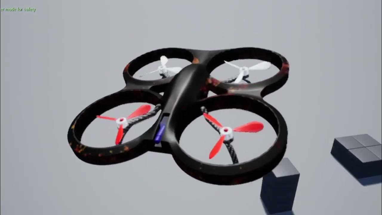 Robust Deep Reinforcement Learning based Quadcopter Stabilization System (25 meters target point ...