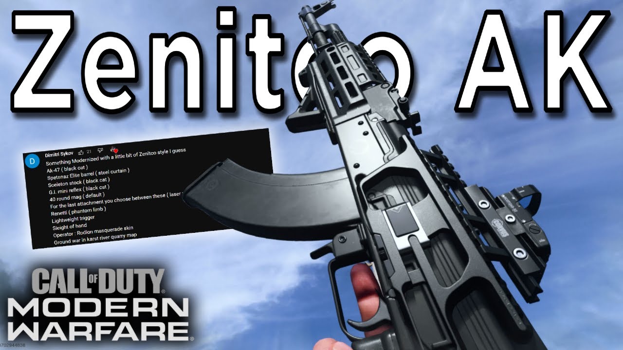 Zenitco AK Style on Modern Warfare Gameplay (PS5) - YouTube