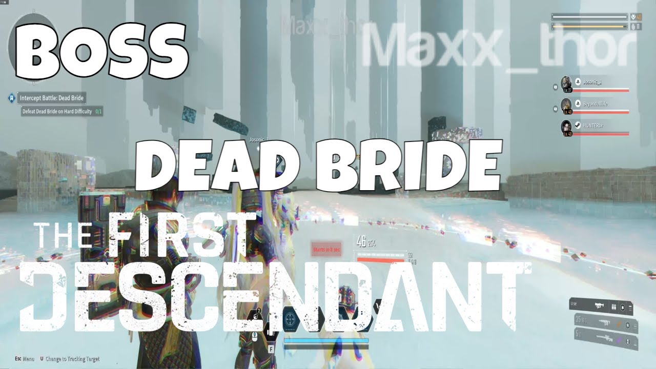 25 | The First Descendant | HARD Boss Dead Bride | Single Player ...