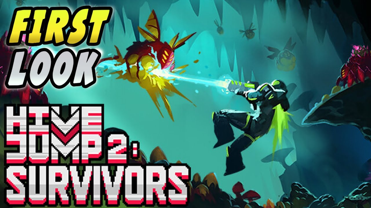 Hooked On This New Bug Blasting Roguelike | Lets Try Hive Jump 2: Survivors - YouTube