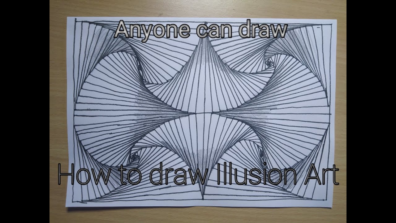 How to draw illusion art | Illusion 3d art tutorial | Drawing tutorial ...