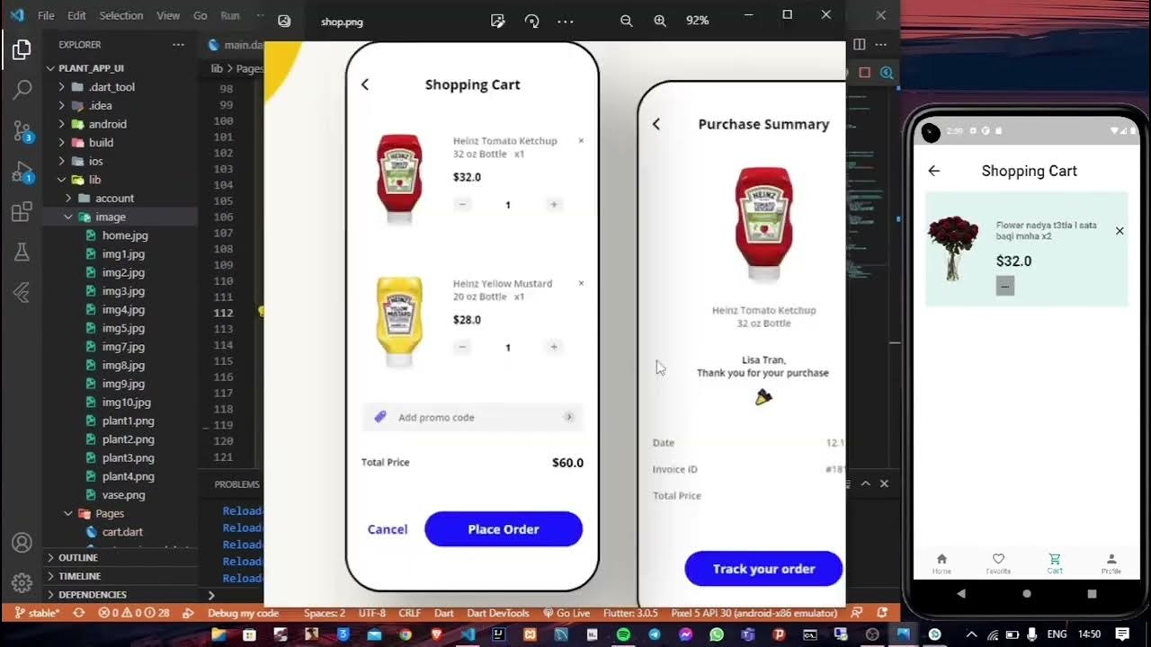 Flutter - Plant App Ui - Speed Code - YouTube