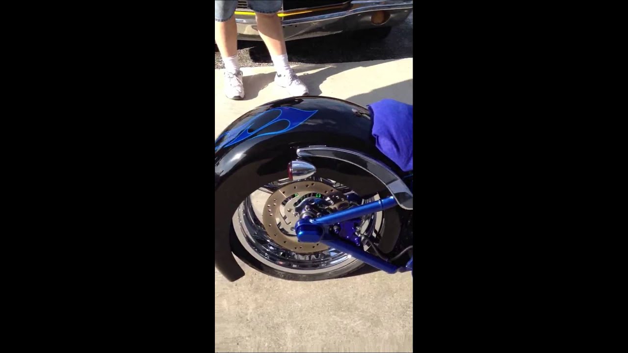 Powder coat project chopper. - YouTube