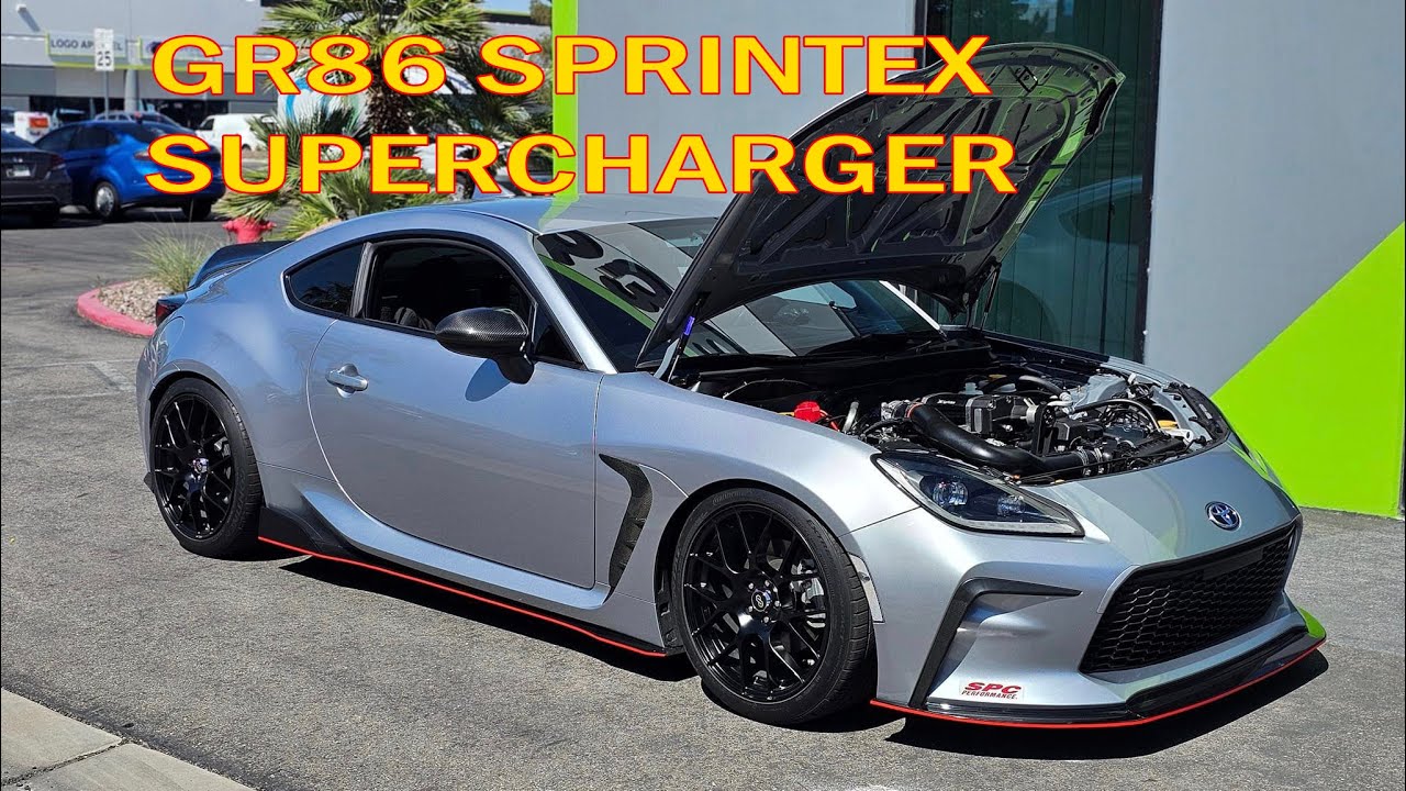 22+ GR86 BRZ Official Sprintex Supercharger Production Kit. - YouTube