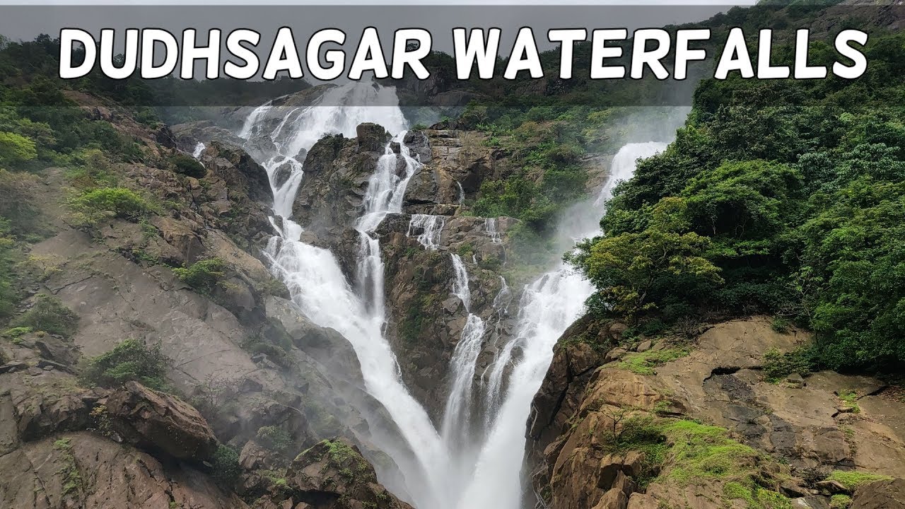 Dudhsagar waterfalls Trekking in Monsoon | Goa | Train - Chennai ...