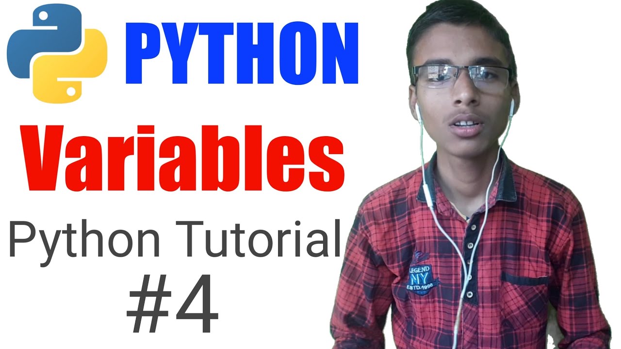 Variables In Python Python Tutorial 4 Youtube 5633