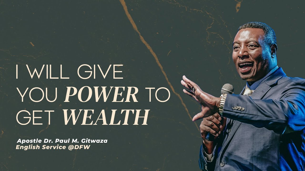I WILL GIVE YOU POWER TO GET WEALTH | English Service | With Apostle Dr ...