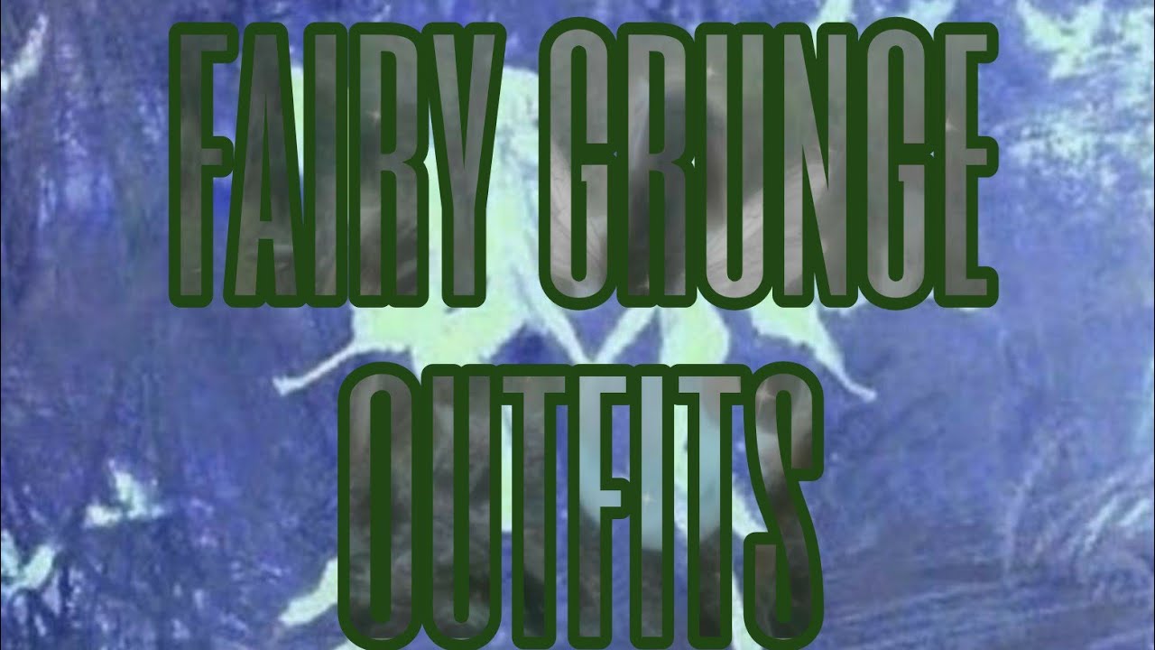 fairy grunge/dark fairycore outfits {roblox} - YouTube