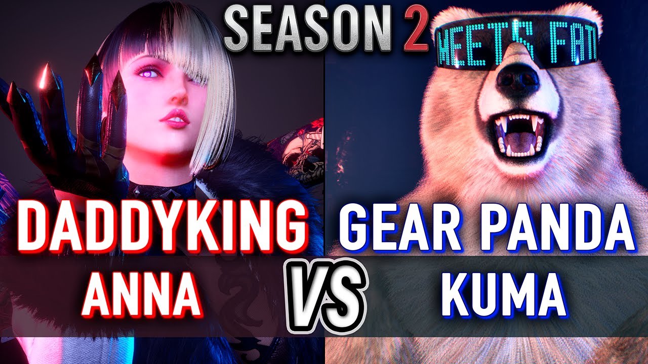 T8 🔥 DADDYKING (Anna) vs GEAR PANDA (Kuma) 🔥 Tekken 8 (SEASON 2) High ...