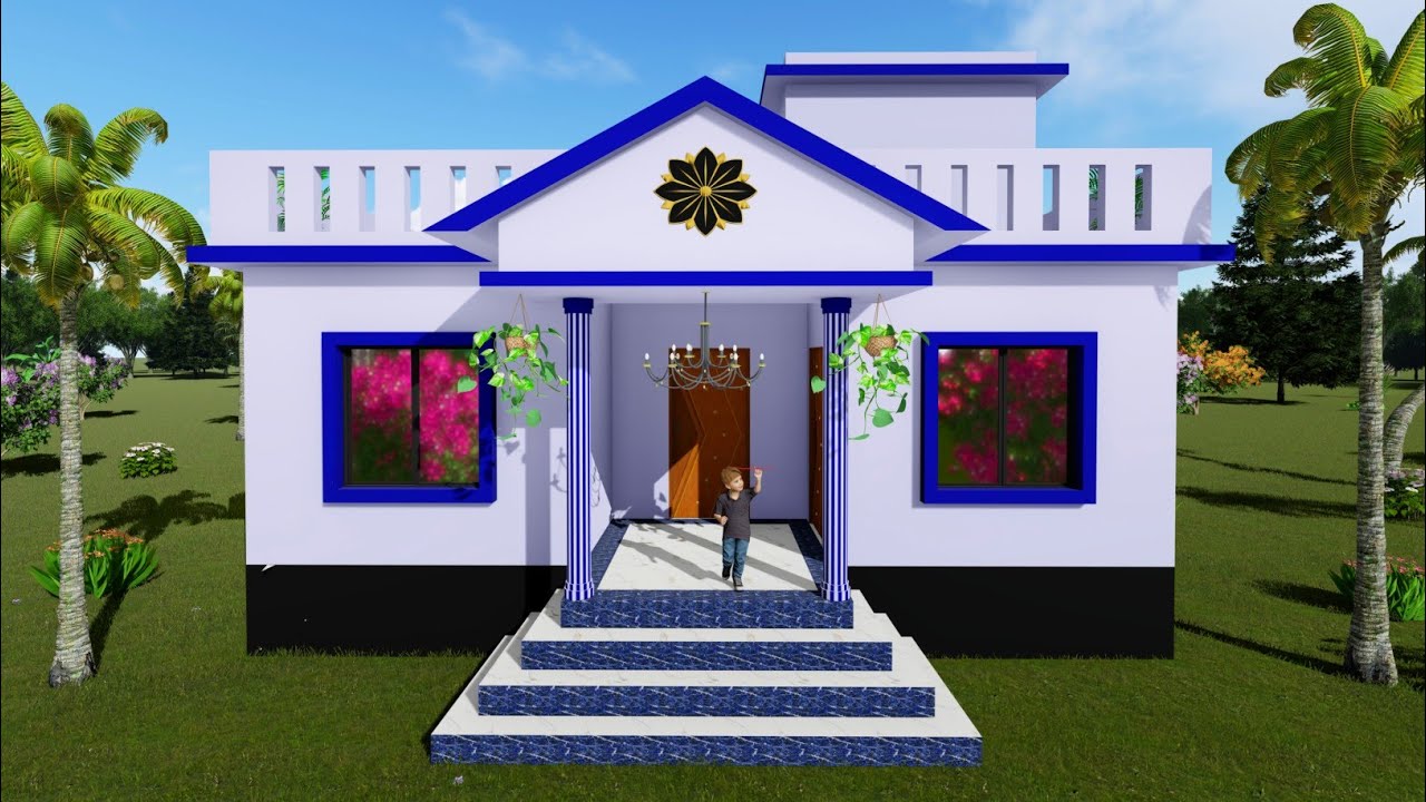 3 bedroom village house design in bangladesh 2023 | অল্প জায়গায় ৩ ...