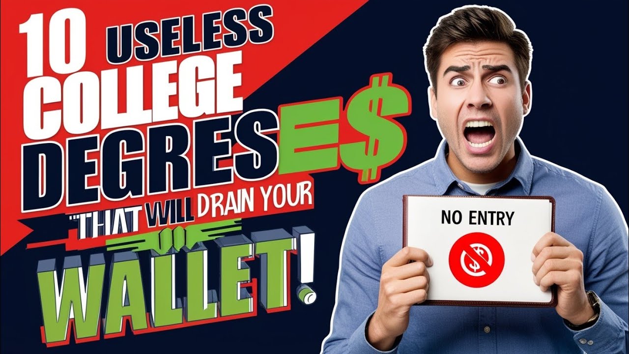 10 Useless College Degrees That Will Drain Your Wallet! - YouTube