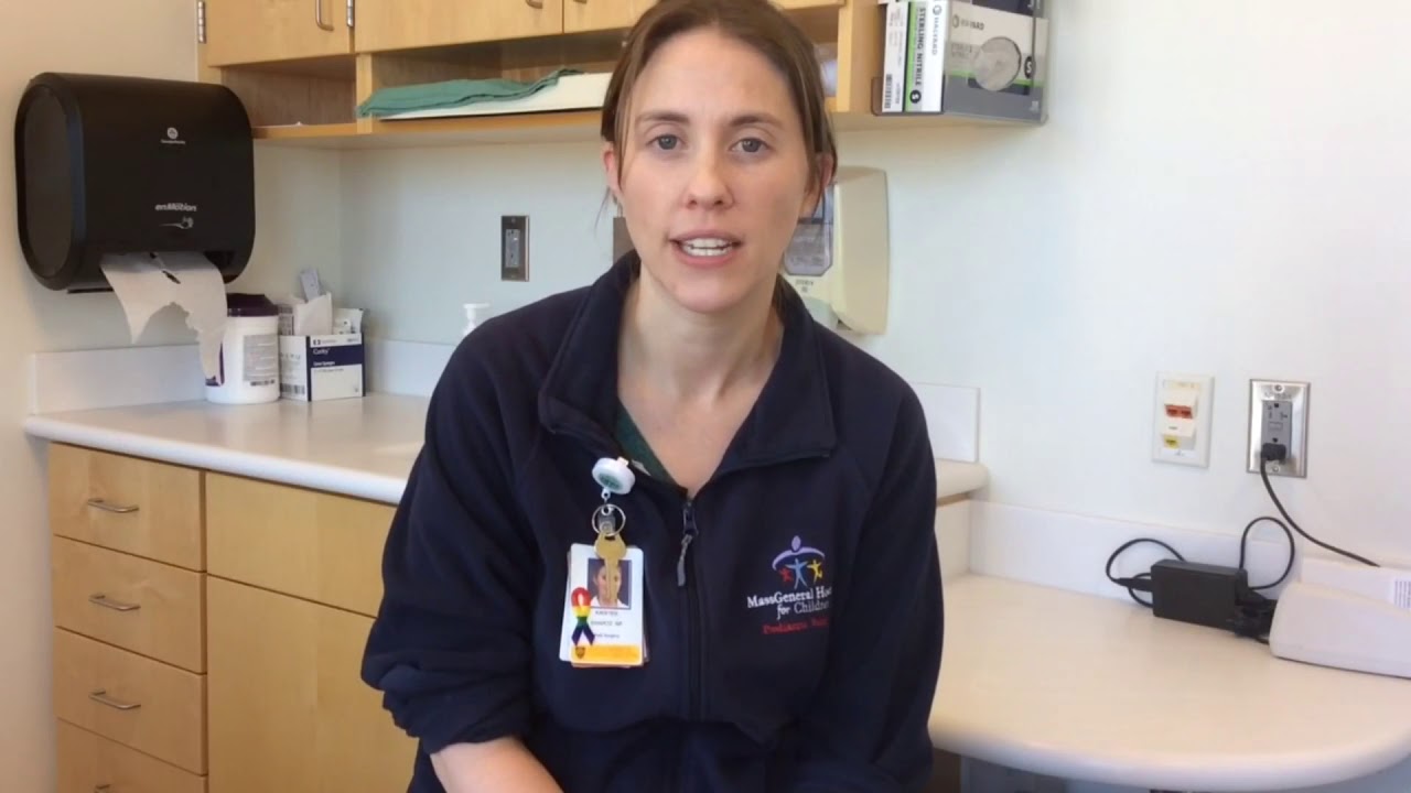 How to take care of my child's cecostomy tube - YouTube