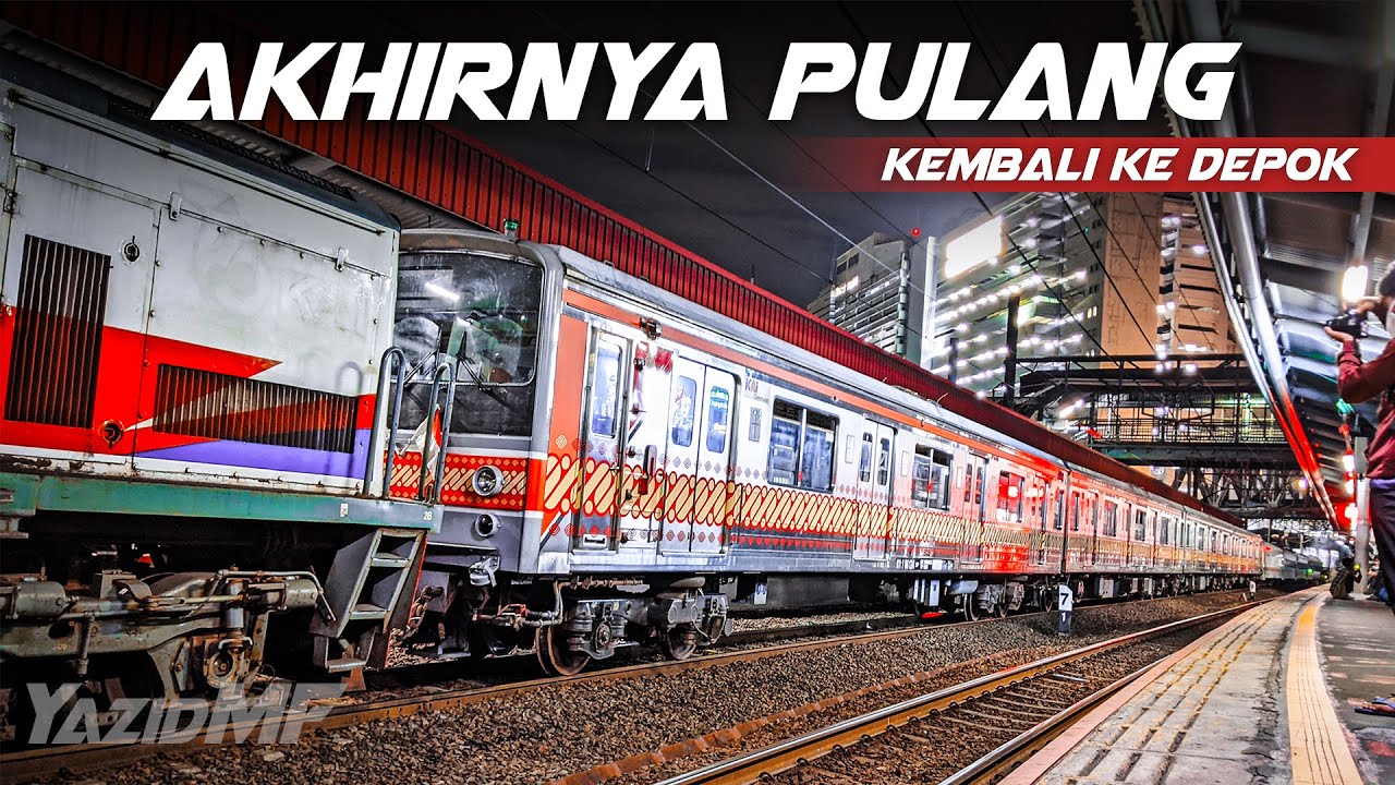 AKHIRNYA PULANG !! KLB Pengiriman KRL JR 205 - 32F Livery Batik Ke Depo ...