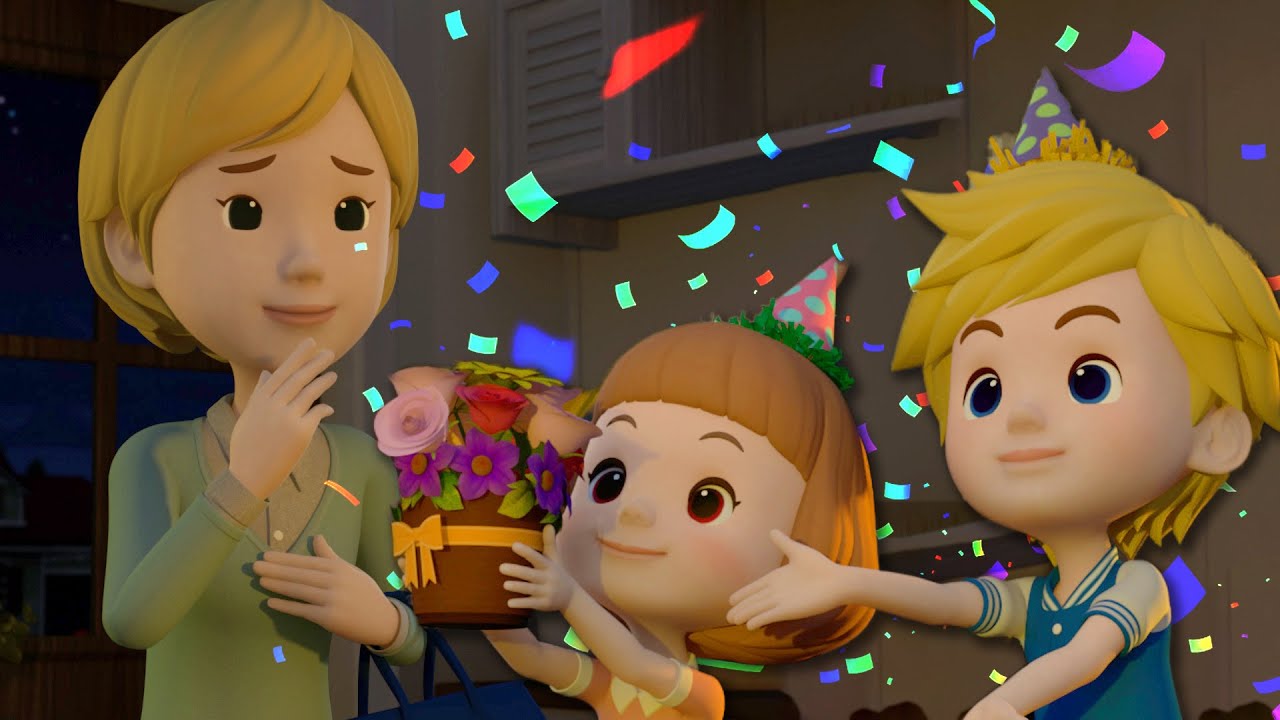 A Surprise Party for Mom🎉│Learn about Safety Tips with POLI│Cartoons ...