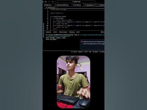 Snake water gun game using python || Be Coder 2.0 - YouTube
