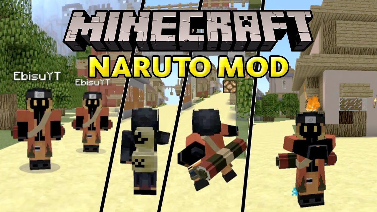EL MEJOR MOD DE NARUTO PARA MINECRAFT - YouTube
