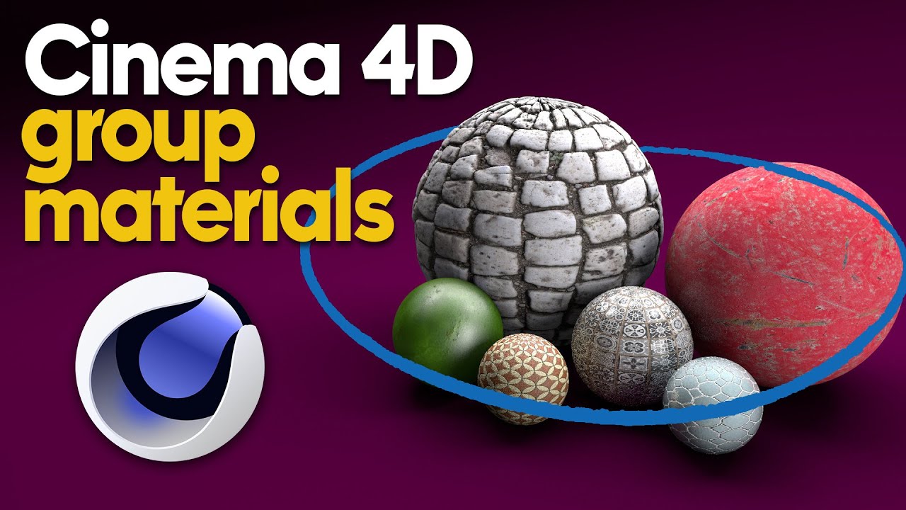 The ULTIMATE guide to Group Materials Like a Pro in Cinema 4D - YouTube