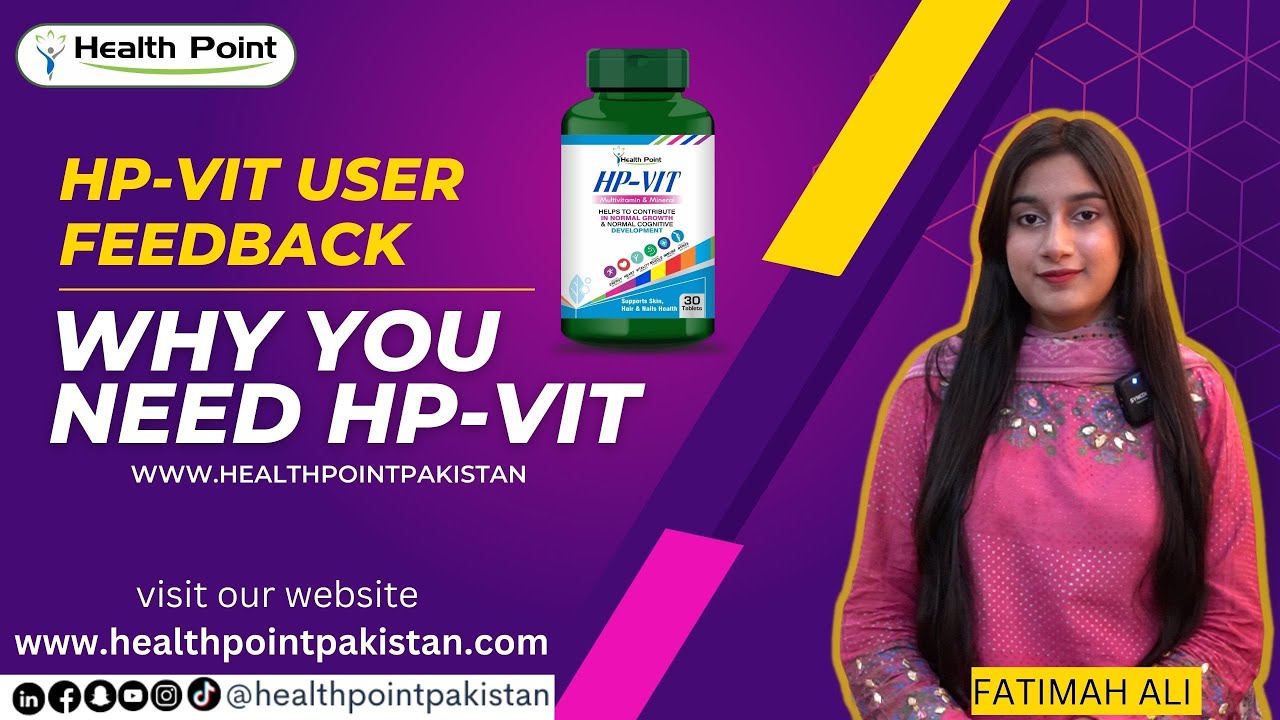 Best Supplement for Hair Nails & Skin | Hp-Vit Multivitamins & Minerals ...